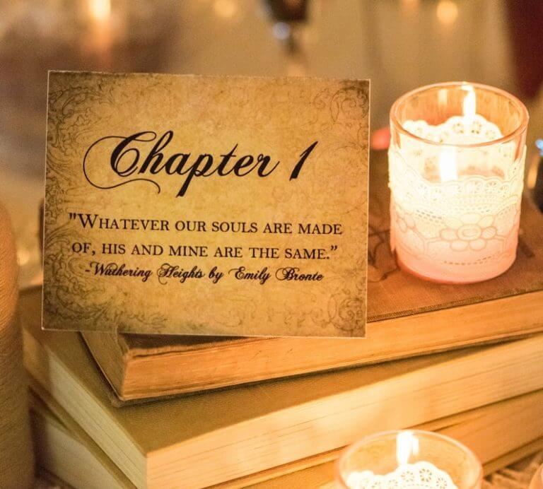 10 of the Most Creative Wedding Table Number Alternatives
